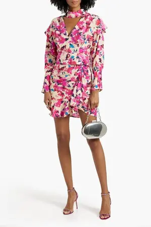 IRO PARIS Melissa Floral-print Mini Skirt