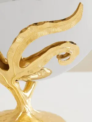 L'Objet Fern Gold-plated And Stainless Steel Champagne Bucket