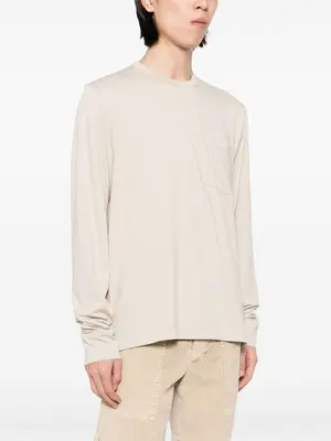 JAMES PERSE Long Sleeve Pocket T-shirt
