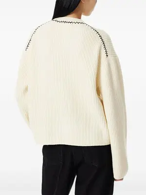 STUDIO TOMBOY Decorative Stitching Jumper