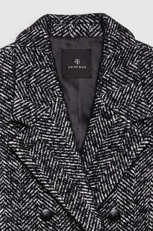 ANINE BING Vienna Herringbone Blazer