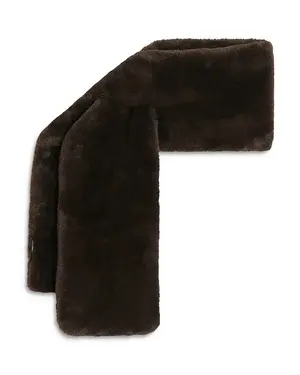 Apparis Kai Faux Fur Scarf Espresso