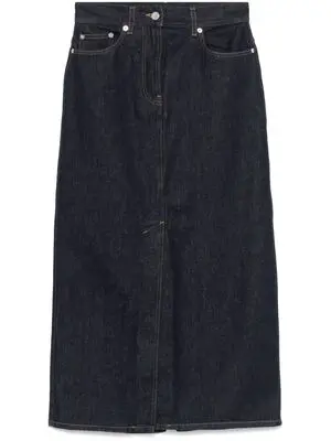 Loulou De Saison Rona Midi Skirt - Blue