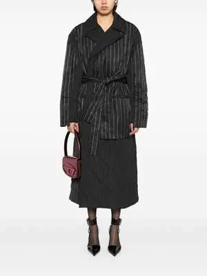 JEAN PAUL GAULTIER Striped Padded Coat
