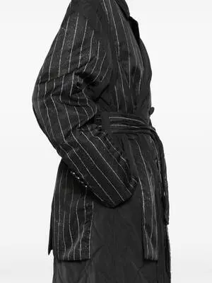 JEAN PAUL GAULTIER Striped Padded Coat
