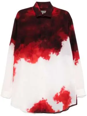 Yohji Yamamoto Graphic-print Shirt - Red