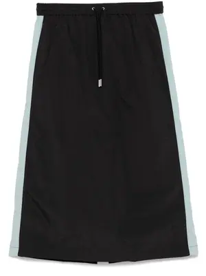 Maison Kitsuné Flash Fox Long Skirt - Grey