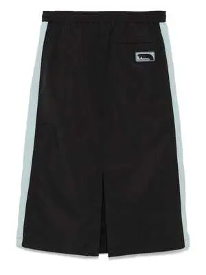 Maison Kitsuné Flash Fox Long Skirt - Grey