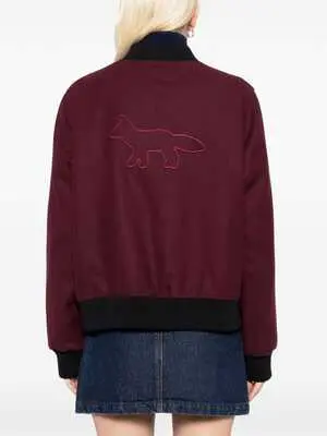 Maison Kitsuné Teddy Blouson - Red
