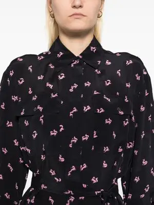 Maison Kitsuné Double Pocket Shirt Dress