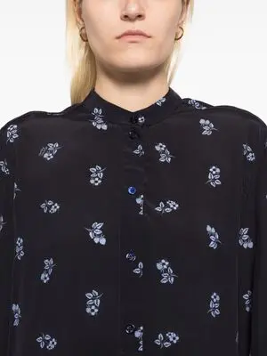 Maison Kitsuné Stand Collar Shirt
