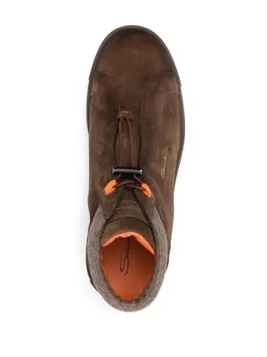 Santoni Suede Ankle Boots