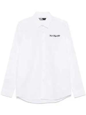 Karl Lagerfeld Logo-raised Shirt