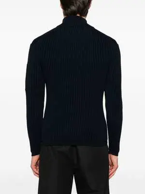 C.P. COMPANY Lens-detail Sweater - Blue