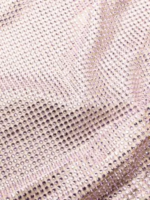Prada Rhinestone-embellished Mesh Minidress