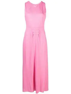 Prada Triangle Logo Maxi Dress