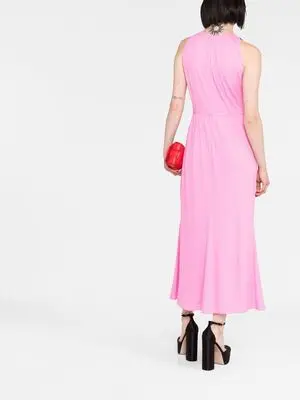 Prada Triangle Logo Maxi Dress
