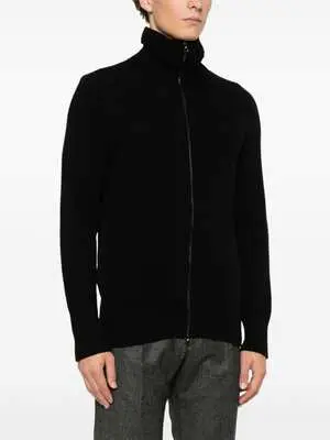 Tagliatore Kaleb Cardigan - Black