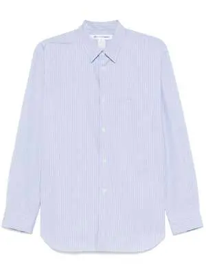 Comme Des Garçons Striped Shirt - Blue