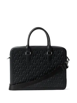 Karl Lagerfeld K/loom Leather Briefcase - 999