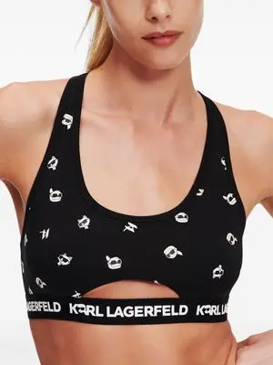 Karl Lagerfeld Ikon Peephole Bralette