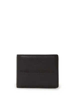 Karl Lagerfeld Essential Leather Bi-fold Wallet - Black