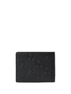 Karl Lagerfeld Small K/loom Bi-fold Leather Wallet