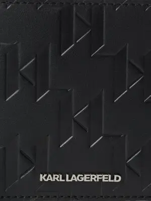 Karl Lagerfeld Small K/loom Bi-fold Leather Wallet