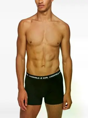 Karl Lagerfeld Logo-waistband Boxers