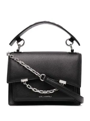 Karl Lagerfeld K/seven Grainy Leather Shoulder Bag