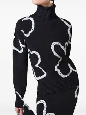 Carolina Herrera Floral-embroidered Jumper