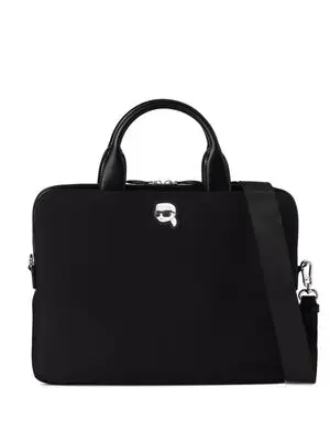 Karl Lagerfeld Ikon Laptop Bag - Black