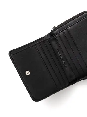 Karl Lagerfeld K/circle Leather Bi-fold Wallet