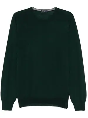 BARBA NAPOLI Fine-knit Sweater - Green