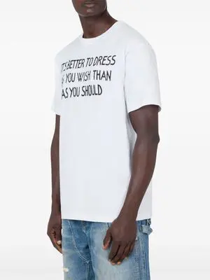 Moschino Slogan-print T-shirt