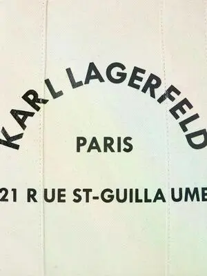 Karl Lagerfeld Rue St-guillaume Square Tote Bag - Neutrals
