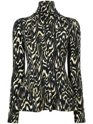 Proenza Schouler White Label Audrey Top - Black