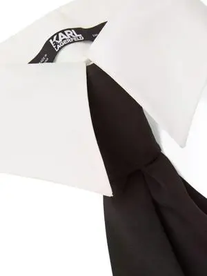 Karl Lagerfeld Cotton Collar Tie