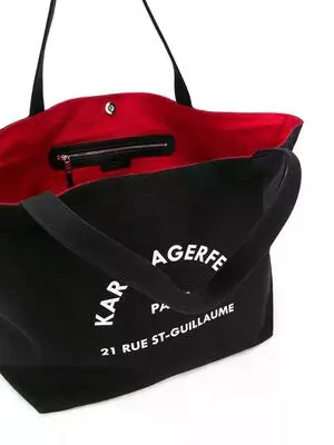 Karl Lagerfeld Rue St-guillaume Tote Bag - Black