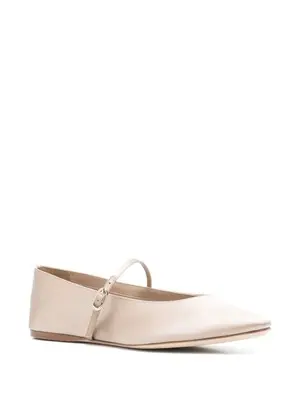 Saint Laurent Gio Ballet Flats - Neutrals