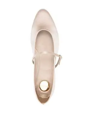 Saint Laurent Gio Ballet Flats - Neutrals