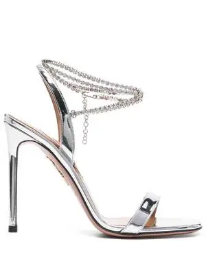 AQUAZZURA 115mm Crystal-embellished Sandals