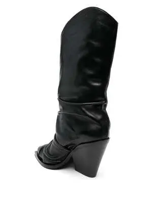 LE SILLA 105mm Ruched-detailed Boots