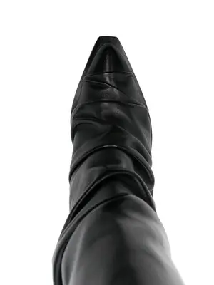 LE SILLA 105mm Ruched-detailed Boots