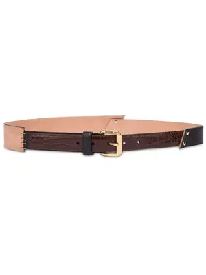 Moschino Colour-block Belt - Black