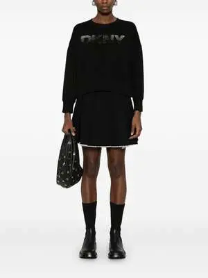Dkny Sequined Logo Sweatshirt