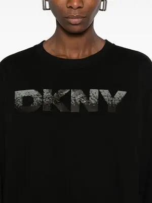 Dkny Sequined Logo Sweatshirt
