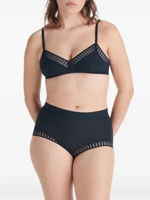 ERES Solange Graphic High-waist Briefs - Blue