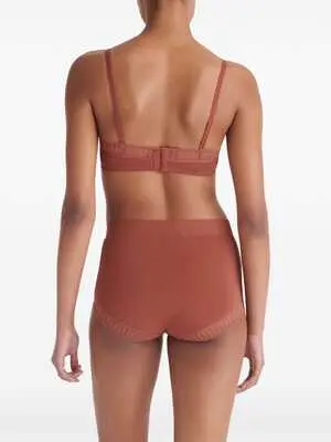 ERES Solange Graphic High-waist Briefs - Brown