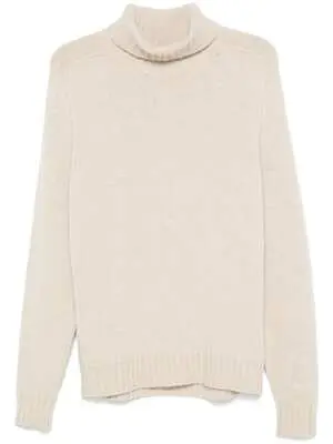 Eric Bompard Roll-neck Sweater - Neutrals